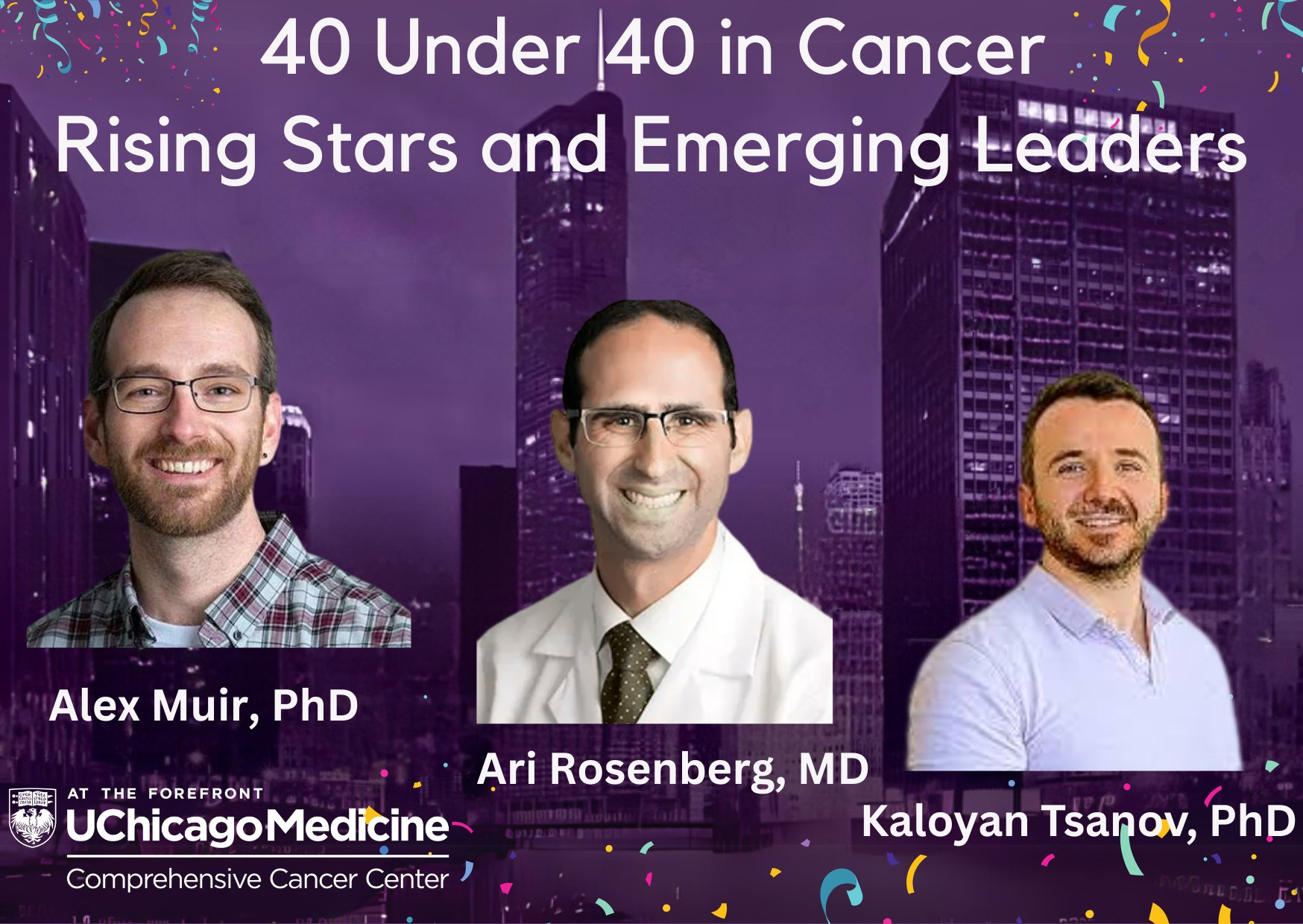 alex named one of three uchicago researchers to the 2025 40 under 40 in cancer list – The Muir Lab